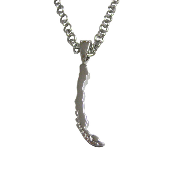 Kiola Designs | Jewelry | Chile Map Shape Pendant Unisex Necklace ...